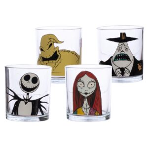 disney the nightmare before christmas 10 oz. shot glass set of 4