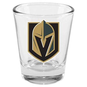 boelter las vegas golden knights satin etch shot glass