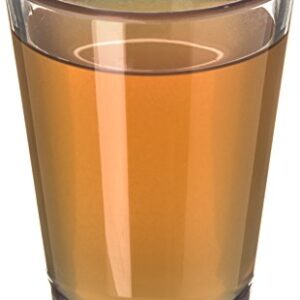 Carlisle FoodService Products Alibi Shot Glass Clear Glass for Restaurant, Kitchen, and Bar, Plastic, 3 Ounces, Clear