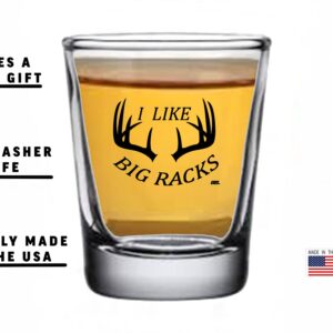 Rogue River Tactical Funny Hunting Shot Glass I Like Big Racks Gift For Hunter