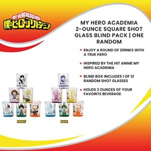 JUST FUNKY My Hero Academia 2-Ounce Square Shot Glass Blind Pack | One Random