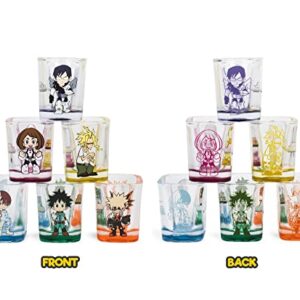 JUST FUNKY My Hero Academia 2-Ounce Square Shot Glass Blind Pack | One Random