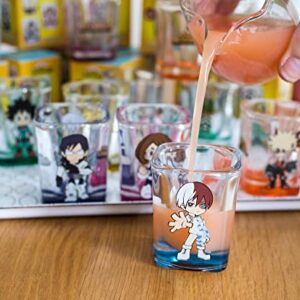 JUST FUNKY My Hero Academia 2-Ounce Square Shot Glass Blind Pack | One Random