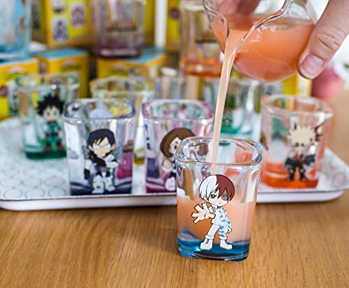 JUST FUNKY My Hero Academia 2-Ounce Square Shot Glass Blind Pack | One Random