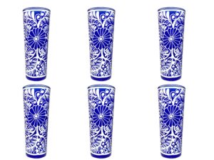 tequila shot glasses (blue)