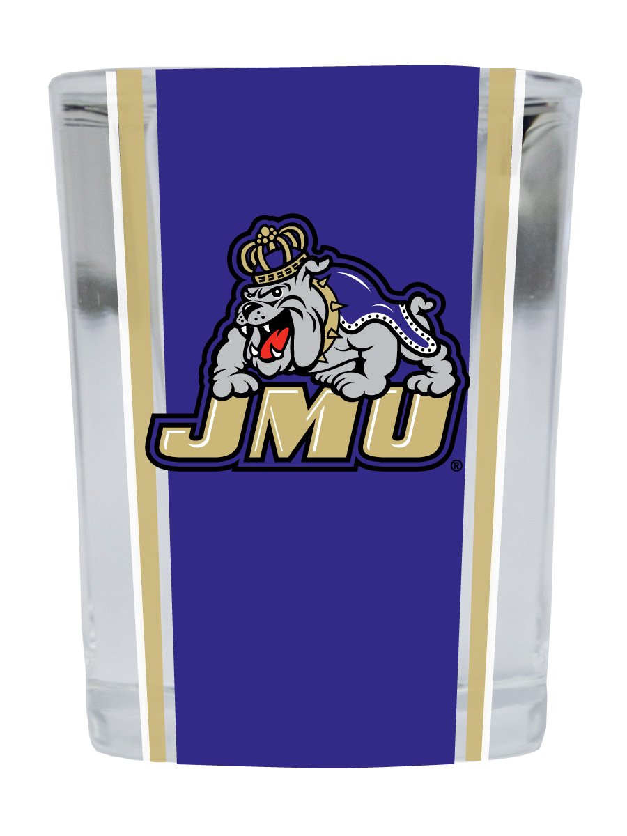 James Madison Dukes Square Shot Glass Officially Licensed Collegiate Product