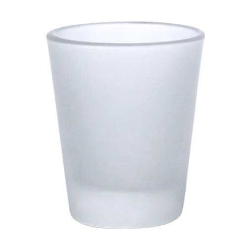 12 Pieces Blank Sublimation Shot Glasses 1.5 ounces Frosted Heat Thermal Transfer Coating Dye