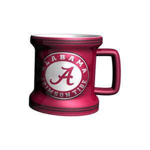 ncaa alabama crimson tide sculpted mini mug, 2-ounce