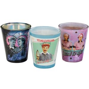 I Love Lucy Shot Glass Set of Three