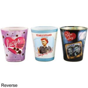 I Love Lucy Shot Glass Set of Three