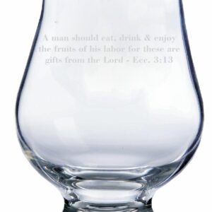 GLENCAIRN Fruits Of Labor Quote Whisky Glass