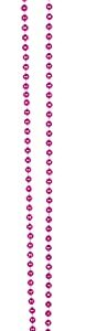 Beistle 6 Piece Novelty Beaded Necklaces with 1 Ounce Wille Shot Glasses Bachelorette Party Supplies, 33", Pink