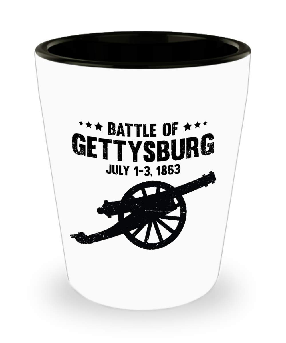 Gettysburg Shot Glass Civil War Battle Gift Souvenir