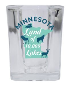 minnesota square shot glass