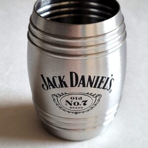 Jack Daniel's Medium Barrel Stainless Steel Shot Glass 2oz