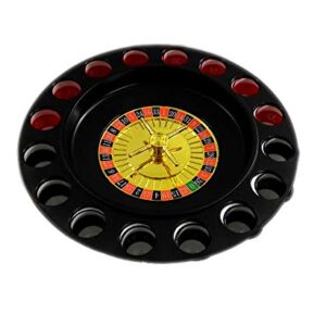 FixtureDisplays® Shot Glass Roulette, Drinking Game Set - (2) Balls & (16) Glasses 16869-NF