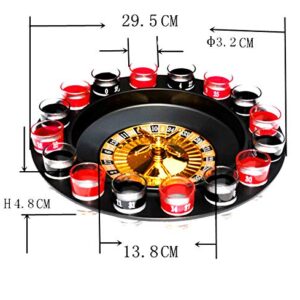 FixtureDisplays® Shot Glass Roulette, Drinking Game Set - (2) Balls & (16) Glasses 16869-NF