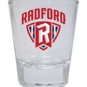 R and R Imports Radford University Highlanders Round Shot Glass Officially Licensed Collegiate Product