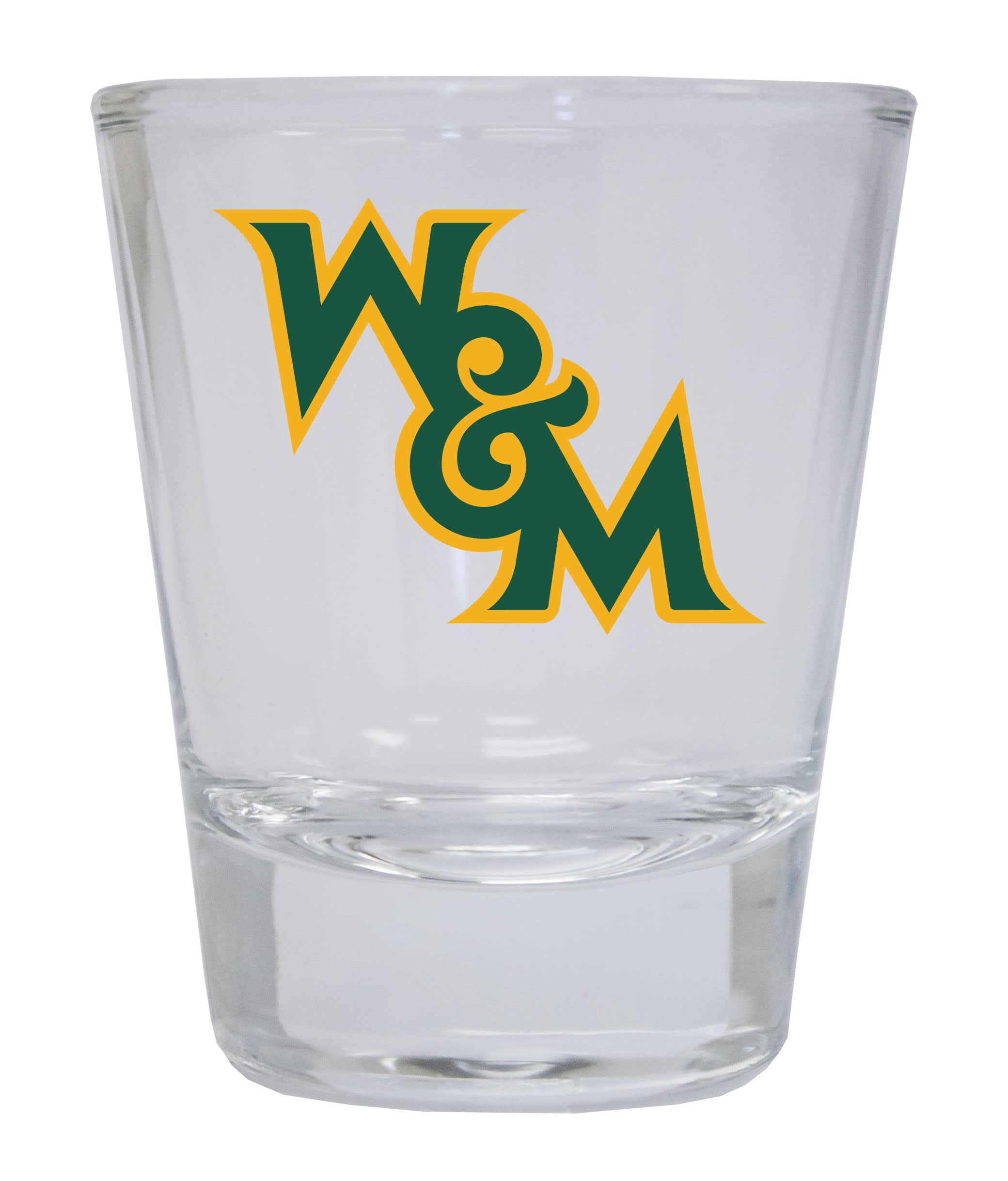 William and Mary Round Shot Glass Officially Licensed Collegiate Product