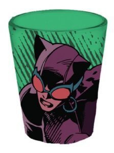 dc comics cat woman collectible shot glass