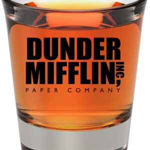 COOL AF Dunder Mifflin Shot Glass - The Office Gifts - For Men And Women - The Office Merchandise Funny Gift Shot Glasses