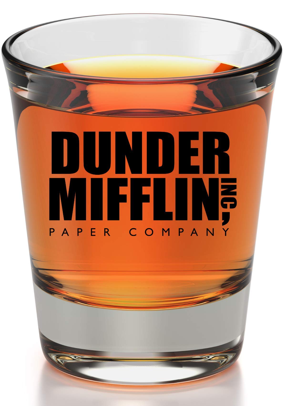 COOL AF Dunder Mifflin Shot Glass - The Office Gifts - For Men And Women - The Office Merchandise Funny Gift Shot Glasses