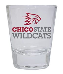 r and r imports california state university, chico round shot glass 4-pack officially licensed collegiate product