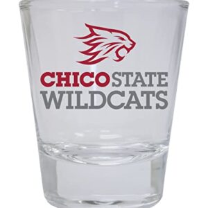 R and R Imports California State University, Chico Round Shot Glass 4-Pack Officially Licensed Collegiate Product