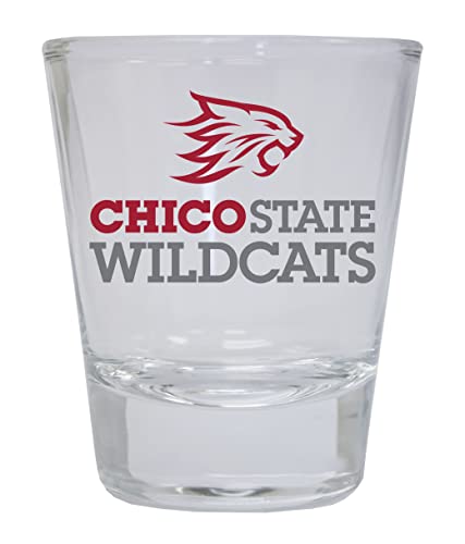 R and R Imports California State University, Chico Round Shot Glass 4-Pack Officially Licensed Collegiate Product