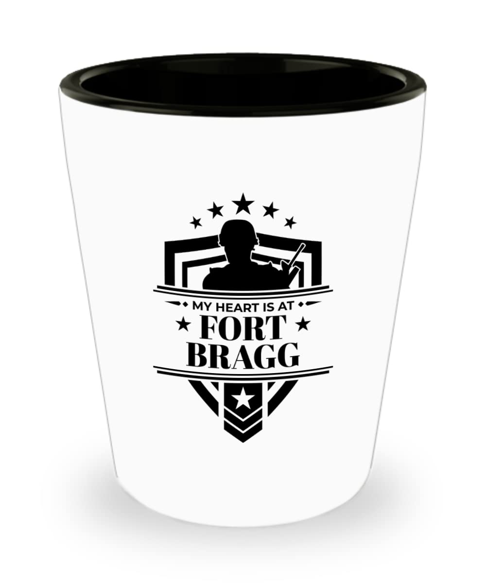 Fort Bragg Military Family Shot Glass