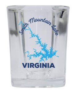 smith mountain lake virginia square shot glass