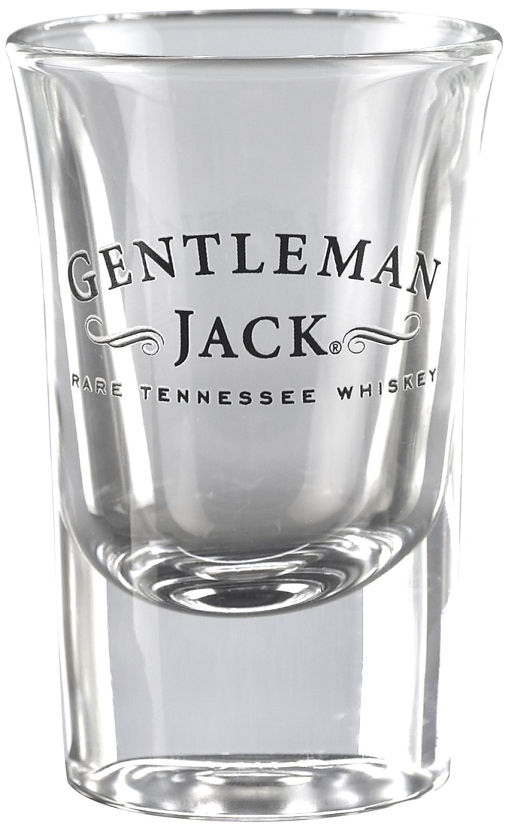 Jack Daniel's Licensed Barware Gentleman Jack Shot Glass, 1 Count (Pack of 1), Clear