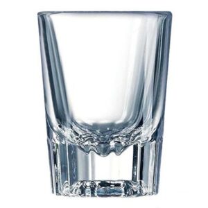 luminarc barcraft fluted shot glass (set of 6), 2 oz, clear