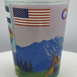 COLORADO SPRINGS Colorado SHOT GLASS 2 OZ.