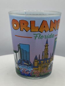 orlando florida shot glass 2 oz.