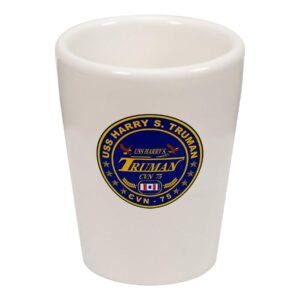 express it best shot glass -us navy uss harry s. truman (cvn-75)