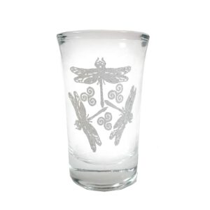 Dragonfly Shot Glass - Free Personalized Engraving Lyoncraft