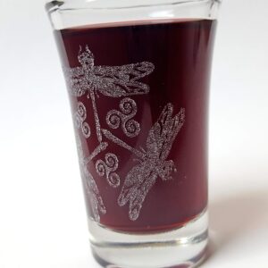 Dragonfly Shot Glass - Free Personalized Engraving Lyoncraft