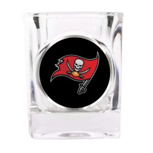 tampa bay buccaneers square shot glass - 2 oz.