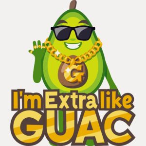 CafePress Emoji Avocado Extra Like Guac Unique and Funny Shot Glass