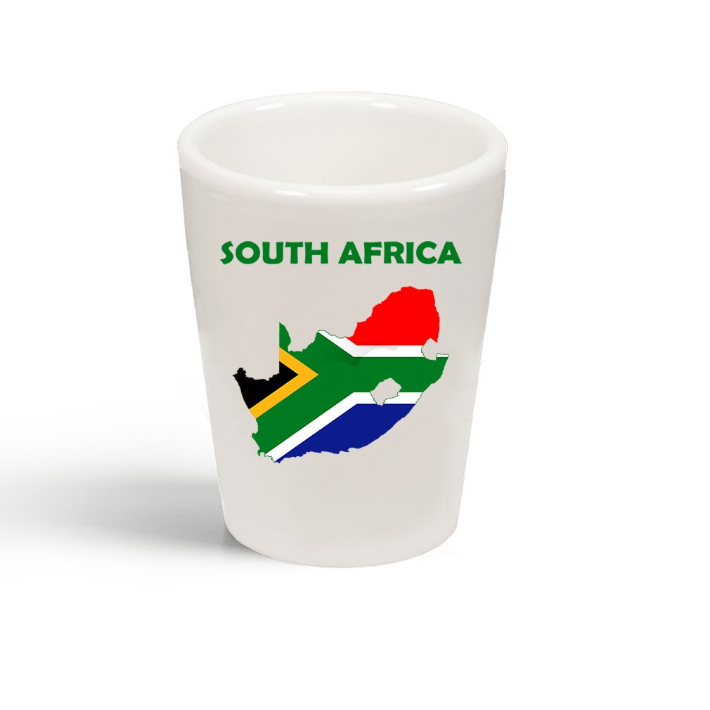 Style In Print South Africa Original Country Name Ceramic Shot Glass Cup