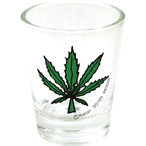 Pot Leaf Shot Glass