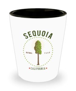 sequoia national park shot glass california trees