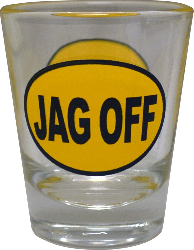 Alberts Gifts Shot Glass - Jag Off