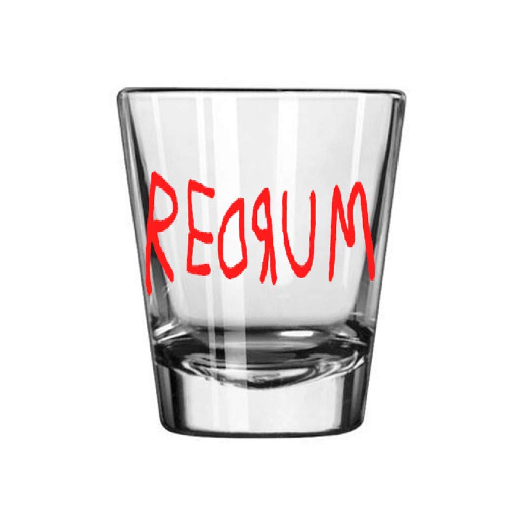 Redrum The Shining Shot Glass Horror