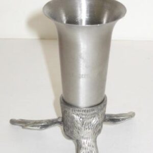 Jagermeister Deer Stag Head Pewter Shot Glass