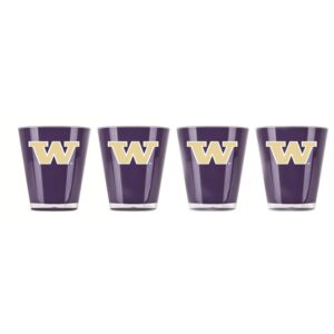 duck house washington huskies shot glass - 4 pack