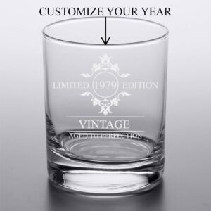 Personalized - Customized Cube Rocks Whiskey Glass Limited Edition Cube Whiskey Glass