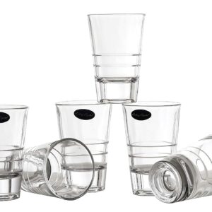 Amlong Crystal Lead-Free Shot Glasses - 2.5 oz, Set of 6