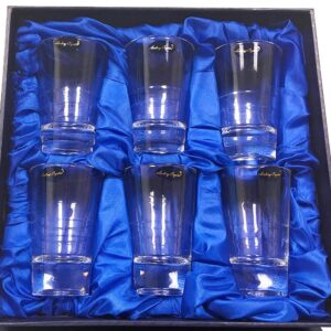 Amlong Crystal Lead-Free Shot Glasses - 2.5 oz, Set of 6